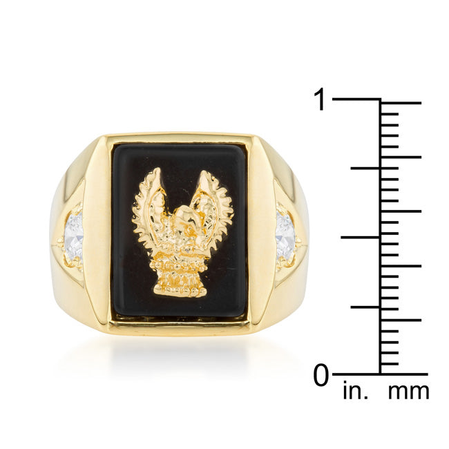 Golden Eagle Mens Ring – lonique