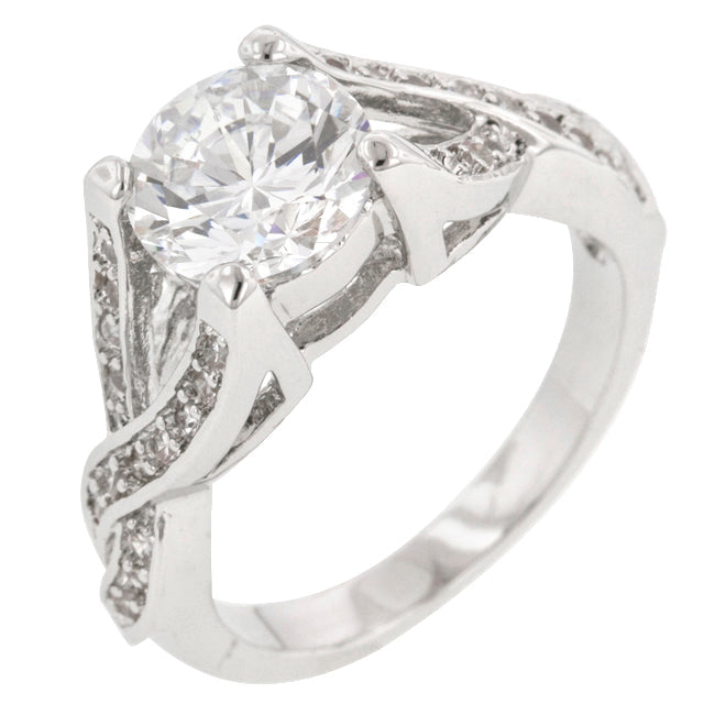 Brilliant Twist Engagement Ring – lonique