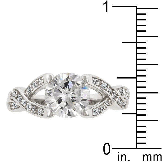 Brilliant Twist Engagement Ring – lonique